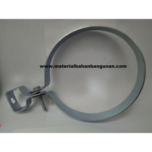 Jual Gantungan Pipa Polos Besi 6 inch Holder Clamp Klam Gantung ...
