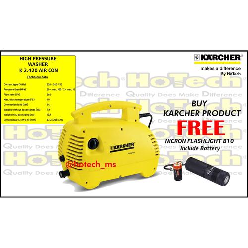 Jual Mesin Steam Cuci AC | Karcher K 2.420 AIR CON | High Pressure ...
