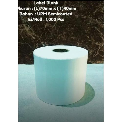 Jual Label Etiket 7x4 - Label Etiket 70x40 - Label Barcode 70x40, label ...