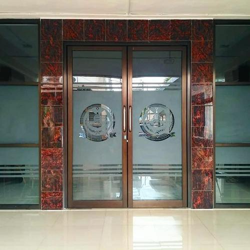 Jual Sandblast Cutting Logo sticker kaca, kaca film , one way sticker ...