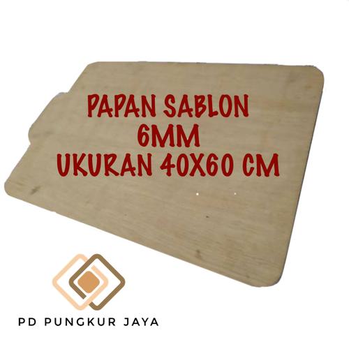 Jual PAPAN SABLON MULTIPLEK 6MM UKURAN 40X60 CM - Kab. Bandung - PD ...