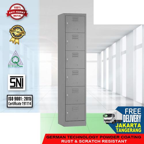 Jual LOKER BESI LOCKER LEMARI BESI KABINET 6 PINTU VIP - Jakarta Timur ...