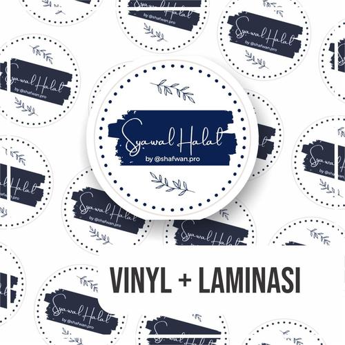 Jual CETAK STICKER CUSTOM | VINYL | LAMINATING | WATERPROOF - Putih ...