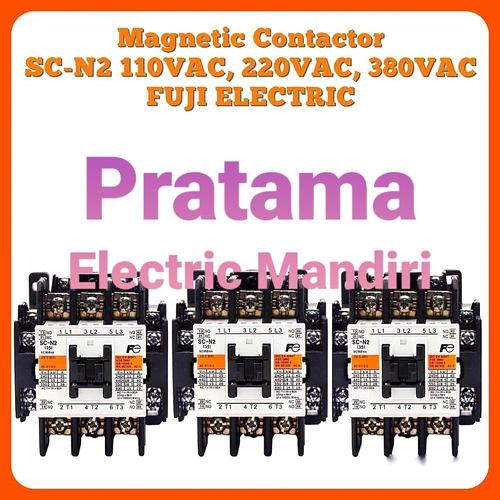 Jual FUJI ELECTRIC Magnetic Contactor Kontaktor SC-N2 110VAC 220VAC 380VAC - 110VAC - Jakarta ...