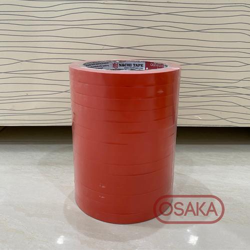 Jual Isolasi / Selotip Buah Sayur Bag Neck Sealer Nachi Merah 9mm x 50m ...