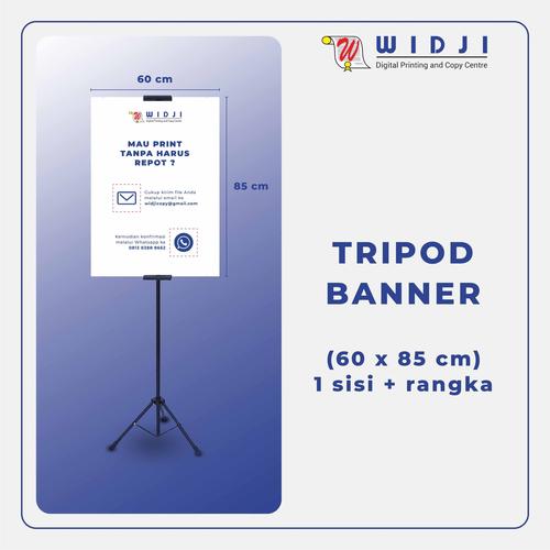 Jual Print/Cetak Tripod Banner/Stand Banner (T-Banner) 60X85 1 Sisi ...
