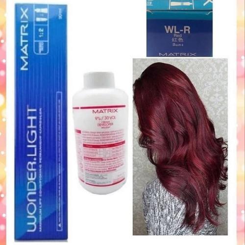 Jual cat rambut matrix wonder light WL-R +oxidant 135 ml 6/9% - Jakarta ...