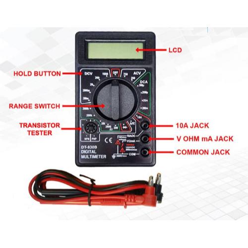 Jual Multimeter Digital DT830B Multitester Multi Tester Digital - Kab ...