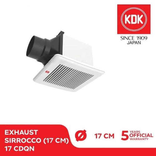 Jual KDK 17CDQN 17CDQNA 6" Ceiling Exhaust Fan Plafon Cerobong Sirocco ...