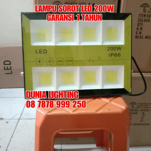 Jual LAMPU SOROT LED SMD 200W FLOODLIGHT LED 200WATT 200 W WATT GARANSI ...