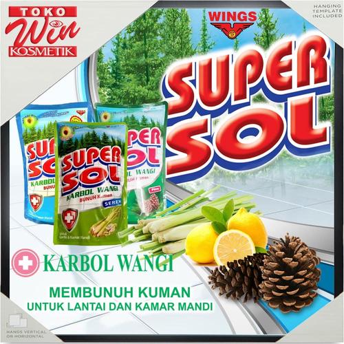 Jual Super Sol Karbol Wangi Refill 800ml - Lemon - Kab. Bekasi - Toko ...
