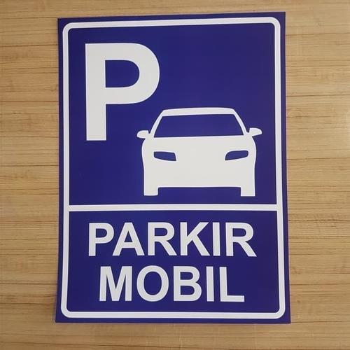 Jual PLAT PARKIR MOBIL UKURAN 30X40CM K3 RAMBU SAFETY SIGN PARKIRAN ...