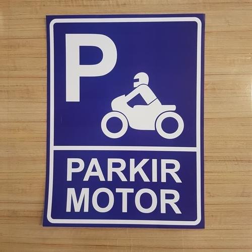 Jual PLAT PARKIR MOTOR UKURAN 30X40CM K3 RAMBU SAFETY SIGN PARKIRAN ...