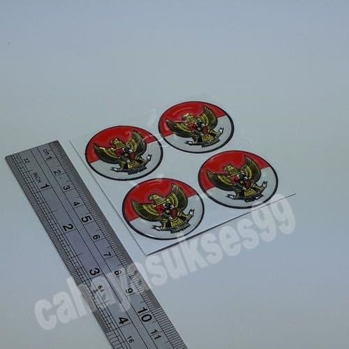 Jual Sticker Timbul Merah Putih Kecil 3,5cm Stiker Helm Lambang Bendera ...