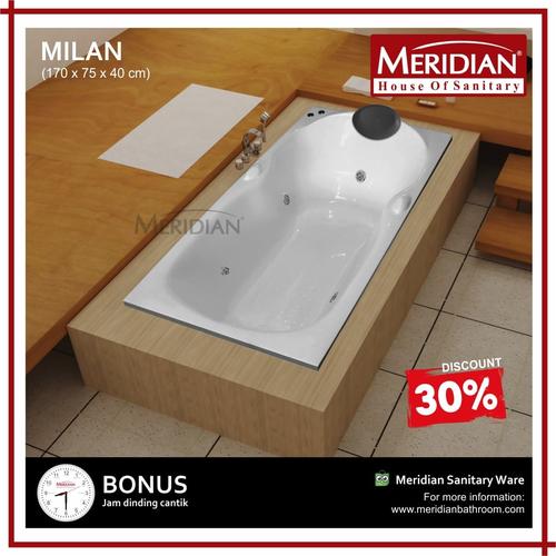 Jual Bathtub Akrilik MERIDIAN Milan - Jakarta Barat - Meridian Sanitary ...