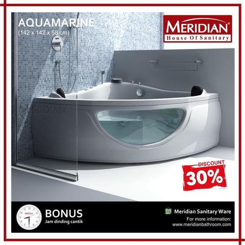 Jual Bathtub Sudut Akrilik MERIDIAN Aquamarine - Jakarta Barat ...