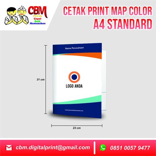 Jual Cetak Print Map Stopmap Color A4 Standar - 100-150 pcs - Kota ...