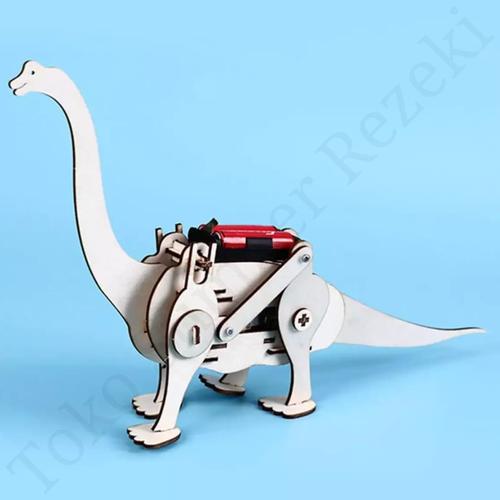 Jual Mainan Dinosaur Kayu Plastik DIY Rakit Sauropod Titanosaur Model ...