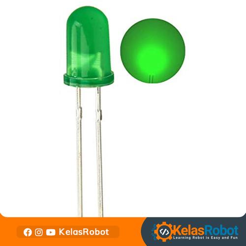 Jual Lampu LED Hijau 5mm (Hijau Nyala Hijau) 5 mm Arduino - Kab ...