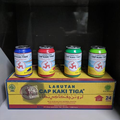 Jual Larutan Penyegar CAP KAKI TIGA Kaleng 320ml x 24 [Dus] - Melon ...