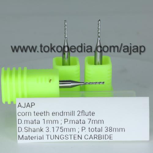 Jual MATA ROUTER GRC PCB 1mm X 7mm endmill CNC ROUTER BIT CARBON FIBER ...