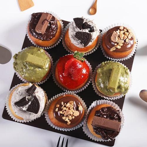 Jual Donat Ulang Tahun Oreo, Green Tea, Ovomaltine, Coklat, Nutella ...