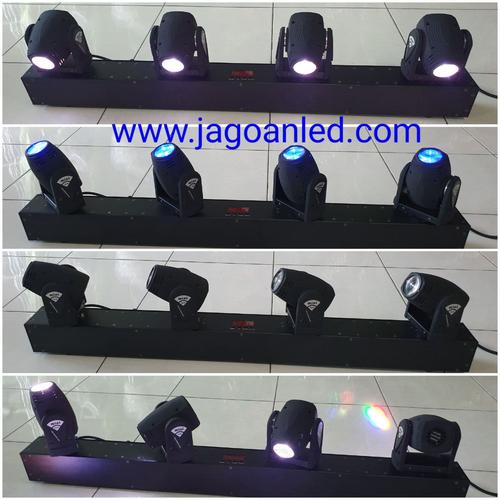 Jual Beam RGBW 4 Head / LED Mini Moving Beam Bar - Kota Malang ...