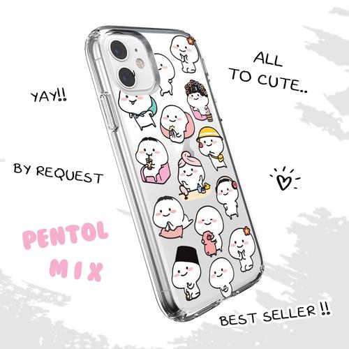 Jual casing hape pentol mix lucu quby iphone samsung oppo xiaomi ...