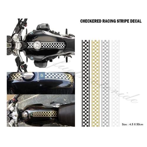 Jual Sticker Tangki Decal Stripe Klasik Kawasaki W175 Yamaha XSR155 ...