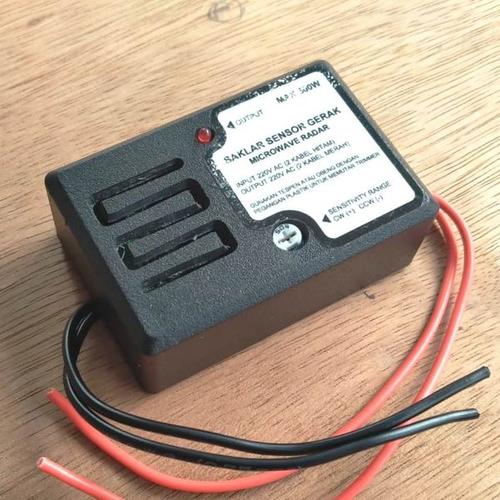 Jual Saklar sensor gerak benda dan manusia 500W watt besar radar ...