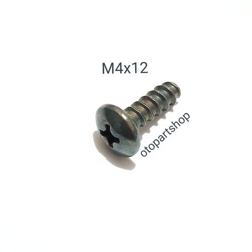 Jual Paket 100 Pcs Baut Cacing / Sekrup Body Beat Vario M4x12 - Jakarta ...