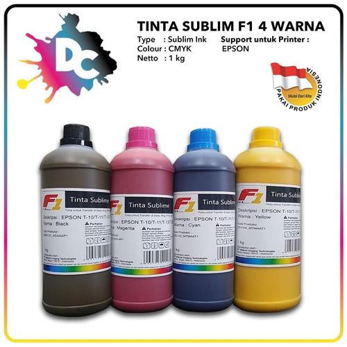Jual Tinta F1 Sublim / Sublime Refill / Isi Ulang 1kg - Hitam - Jakarta ...