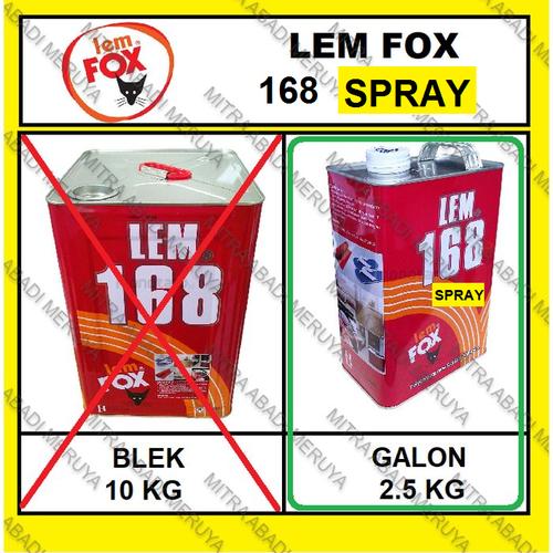 Jual Lem SPRAY Lem FOX SPRAY Lem Kuning Semprot Galon - Jakarta Barat ...