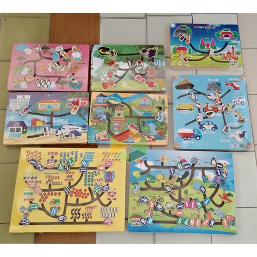 Jual Maze Permainan Papan Labirin Problem Soving Mainan Edukasi Anak TK ...
