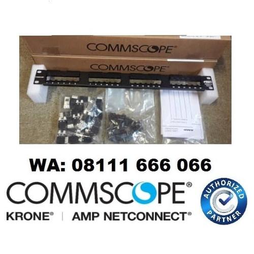 Jual AMP Commscope 24 Port Category 5E, SL Series Patch Panel, 1U ...