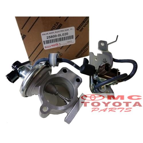 Jual Valve Assy Electric EGR Control Innova Fortuner Hilux 25800-0L020 ...