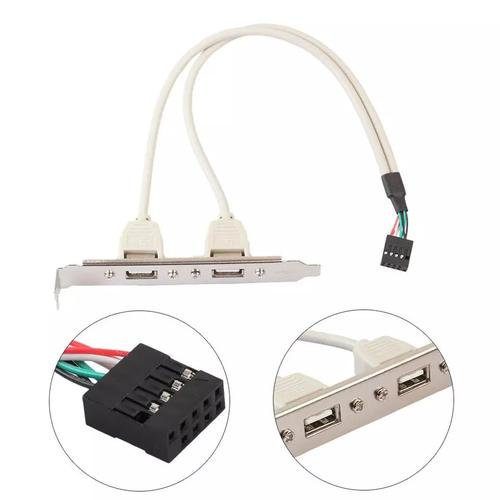 Jual MSI USB 2.0 Rear Panel Expansion Bracket to Motherboard USB Header ...