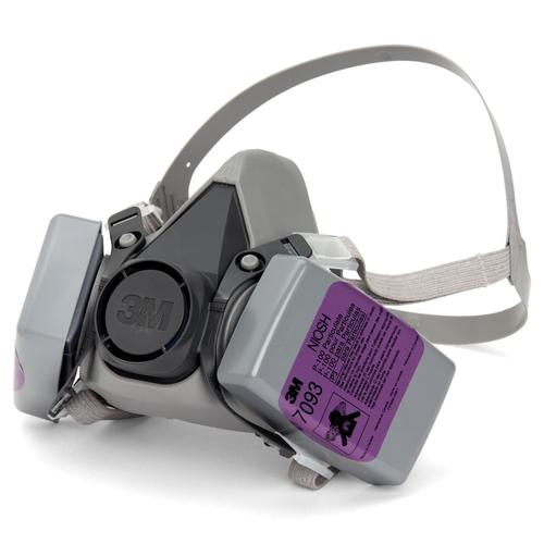 Jual 3M Reusable Respirator 6300 with 3M 7093 Particulate Filter 99.97 ...