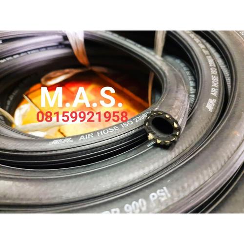 Jual Selang Angin Karet Hitam 1/4 in Rubber Water Air Hose NCR ...