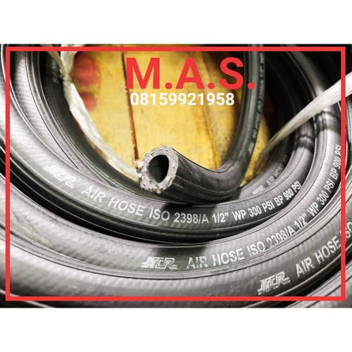 Jual Selang Angin Karet Hitam 3/4 in Rubber Air Water Hose NCR Jack ...