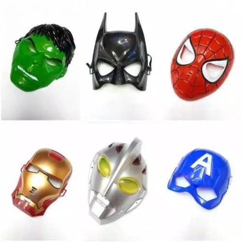 Jual (TOPENG SAJA) Topeng superhero-Topeng Hulk-Spiderman-Thor-Batman ...
