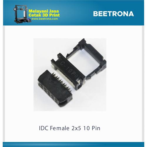 Jual IDC Female 2x5 10 Pin 10P 2.54mm Box Header Connector/Konektor 2*5 ...