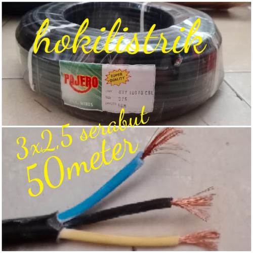 Jual KABEL LISTRIK 2 x 2.5 3 x 1,5 3 x 2,5 MM PAJERO SERABUT / BUKAN ...