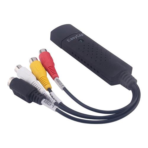 Jual USB 2.0 to 3 RCA Audio S-Video TV DVD VHS RW Capture Converter ...