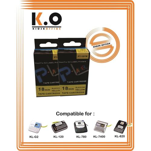 Jual Pita Label Tape Printer Casio 18mm Warna Kuning - Kota Tangerang ...