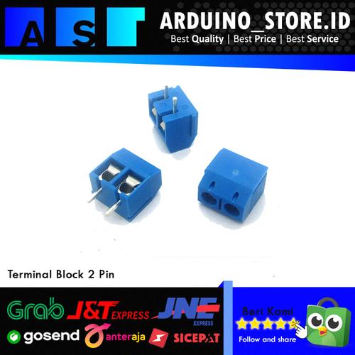 Jual Terminal PCB Block Screw 2 Pin KF301-2p Blue Biru - Kota Depok ...
