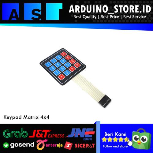 Jual Keypad Matrix 4X4 Array 16 Key Membrane Switch Keypad - 3x4 - Kota ...