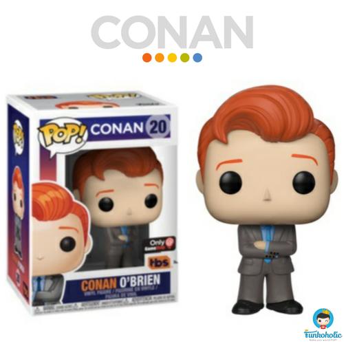 Promo Funko POP! Conan - Conan O'Brien (Gray Suit) [GameStop Exclusive ...