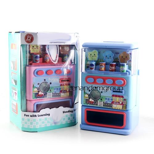 Jual Mainan Edukasi Anak Mesin Jual Otomatis Vending Machine - Biru ...