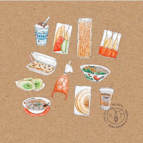 Jual Jajanan Vinyl Sticker Pack - Jakarta Barat - The Sticker Seeker ...